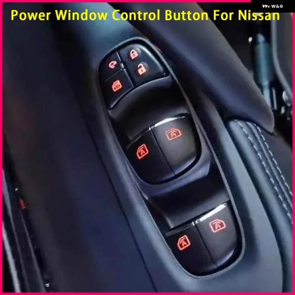 マスターパワーウィンドウスイッチ ガラスリフターボタン 日産 X-TRAIL T32 ローグ キャシュカイ J11 ムラーノ Z52 セレナ C27 リーフ カスタム パーツ アクセサリーSwitch Pin:7P ON OFF ONSwi...