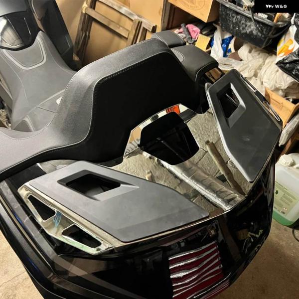 ホンダ ゴールドウイング GL1800 B DA ツアー 2021 - バイク リアトップボックス シェルフ ウィンカー トランク ラゲッジラック LED ブレーキライト カスタム パーツ アクセサリーBattery Included:No...