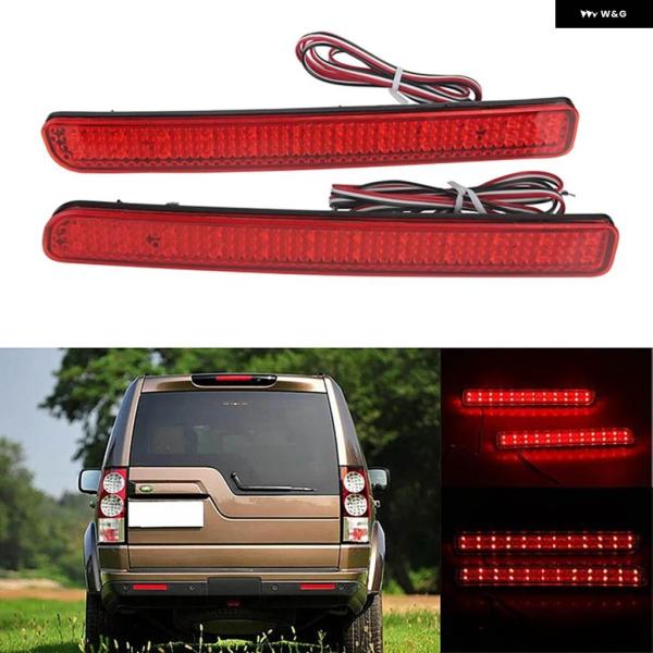 LED リアバンパーリフレクターライト レッド 運転用 ブレーキ フォグランプ ランドローバー ディスカバリー 3 4/L320 2005-2013 カスタム パーツ アクセサリーHigh-concerned chemical:NoneSp...
