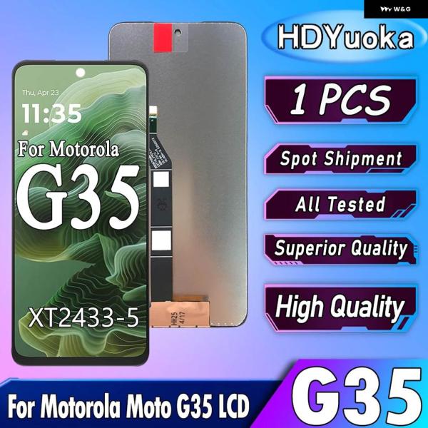 6.72インチ モトローラ MOTO G35 液晶 XT2433-5 ディスプレイ タッチスクリーンデジタイザー アセンブリ リペア部品 カスタム パーツ アクセサリーHigh-concerned chemical:NoneType:LCD...