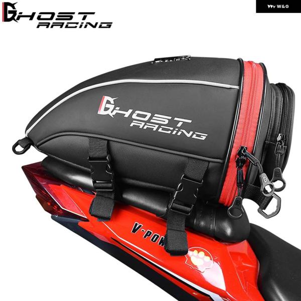 ゴーストレーシング バイク テール タンクバッグ 防水 バック バイク 10L 収納 大容量 カスタム パーツ アクセサリーSpecial Features:Reflective/Expandable/Hard CaseItem Diame...
