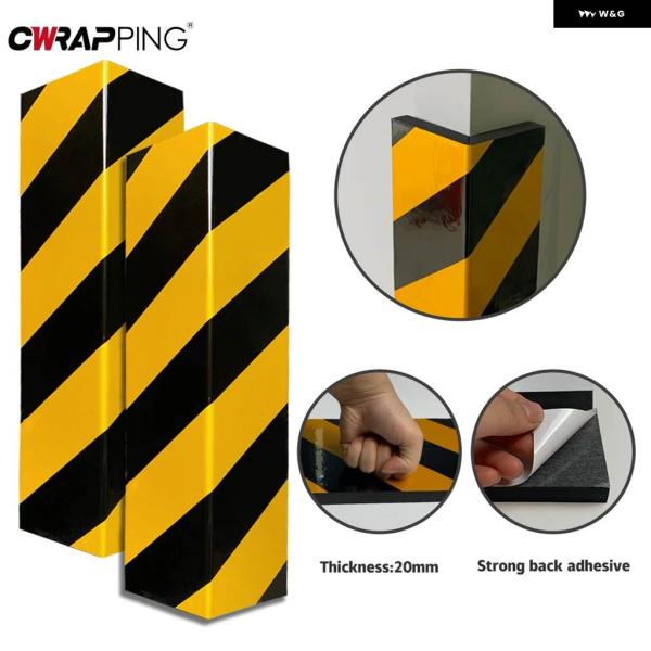 車ドア プロテクター フォームエッジ バンパー 粘着式 反射ハザード パーキング DIY 安全 パッド 装飾 カスタム パーツ アクセサリーHigh-concerned chemical:NoneSpecial Features:Car D...