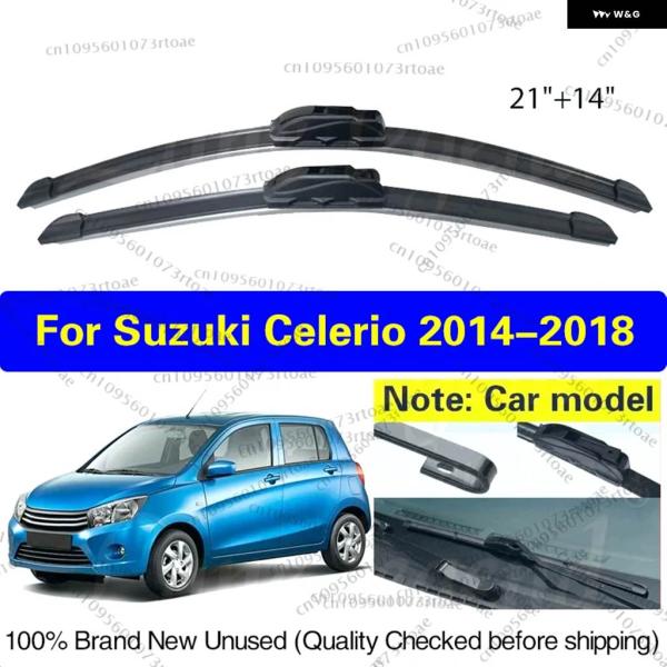 ワイパー ブレード CELERIO 2014 - 18 フロントガラス フロントウィンドウブレード 21インチ + 14インチ 車 カスタム パーツ アクセサリーHigh-concerned chemical:NonePlacement:F...