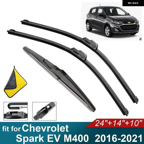 シボレー スパーク EV M400 フロントガラス ワイパー ブレード リア ワイパー ブレード ソフトラバー フロントガラス カスタム パーツ アクセサリーHigh-concerned chemical:NonePlacement:FRO...