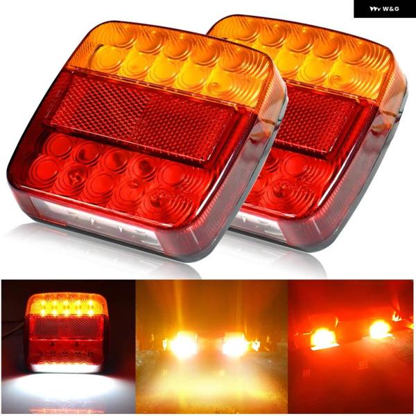 2個 AL 26LED LEDリアテールランプリバース パーキング ストップバックアップウィンカードライビングランプ反射板 カスタム パーツ アクセサリーHigh-concerned chemical:NoneVoltage:12 VMod...