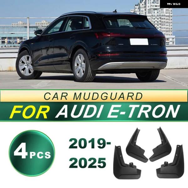 2019年〜2025年式 アウディ 電気E-TRON用タイヤ マッドガード ソフトラバー製 マッドガード キット カスタム パーツ アクセサリーHigh-concerned chemical:NoneModel Name:***Origin...