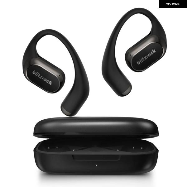 BLITZROCK CT3 PRO エアコン ダクション オープンイヤーヘッドホン 超快適 軽量設計 ぴったり人間工学に基づいたイヤーフック カスタム パーツ アクセサリーHigh-concerned chemical:NoneMateri...