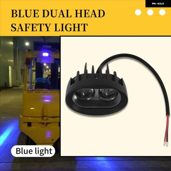 10V-80V 車両用 青色LEDハザード信号ランプ フォーク リフト作業灯 20W 車載メインライト カスタム パーツ アクセサリーHigh-concerned chemical:NoneItem Type:Fog Lamp Assemb...