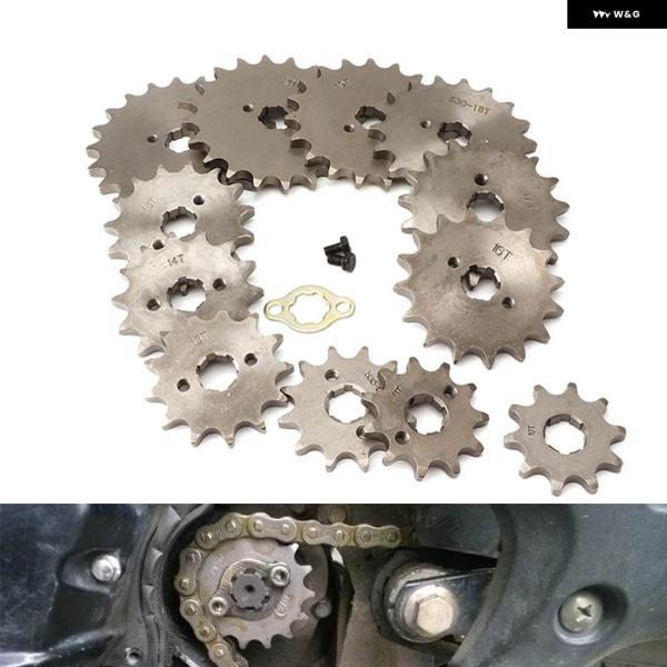 オートバイ フロント エンジン 530 スプロケット 10 11 12 13 14 15 16 17 18 19 20 21T 20MM ドライブギア オートバイ ダート バイク ATV クワッド バギー カスタム パーツ アクセサリーHi...