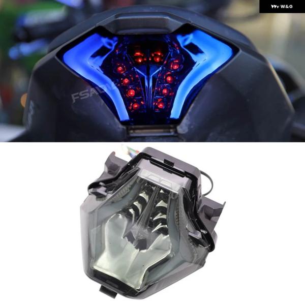 MT07 オートバイ ブレーキウィンカー一体型LED テールライト リア テールライト ヤマハ MT03 MT25 YZF R3 R25 2013-2023 2021 2022 カスタム パーツ アクセサリーBattery Included...