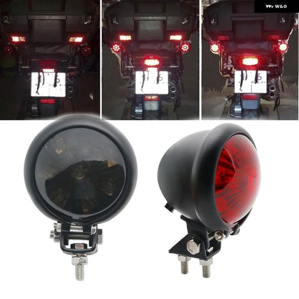 オートバイ 赤色LED 12V スタイル ストップ テールライト バイク ブレーキ リアランプ テールライト チョッパー ボビー カスタム パーツ アクセサリーBattery Included:NoHigh-concerned chemic...