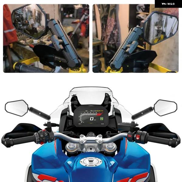 ミラー サイドミラー 折りたたみ 式 ダート ストリート バイク ATV M8 M10 カスタム パーツ アクセサリーHigh-concerned chemical:NoneItem Width:12cminchItem Weight:1....