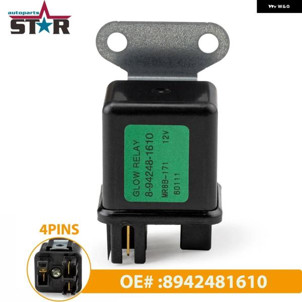 8942481610 12V ムーバー部品 予熱リレー グロープラグ 日産 クボタ ヤンマー いすゞ 日立 ZAXIS27U ZAXIS50U ZAXIS40U カスタム パーツ アクセサリーHigh-concerned chemical:...