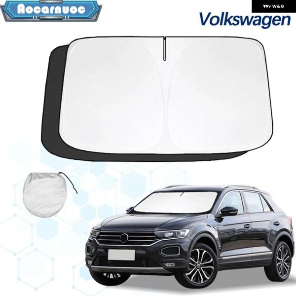フロントガラス サンバイザー プロテクター VW フォルクスワーゲン T-ROC 2017 - 25 カスタム パーツ アクセサリーProduct application scenarios:otherCraft of Weaving:No...