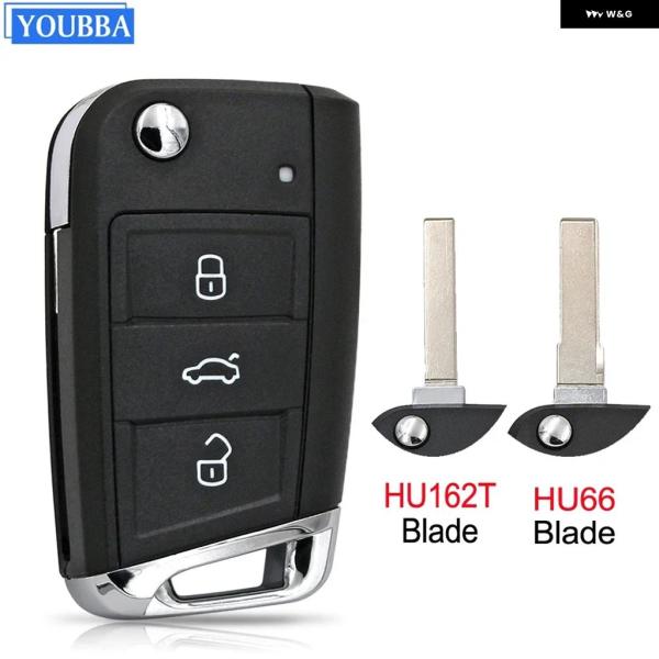 3ボタン MQB リモートキーシェルカバー ゴルフ 5 7 スポーツバン GTI MK7 シュコダ オクタビア A7 シート HU66/HU162T ブレード カスタム パーツ アクセサリーHigh-concerned chemical:N...