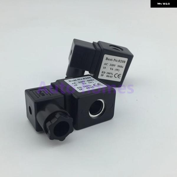 フル銅コイル D130 ソレノイド バルブ コイル ソレノイド バルブ 15VA/12W 24VDC 12V DC 220V AC 110V AC カスタム パーツ アクセサリーStructure:controlPort Size:13.2...