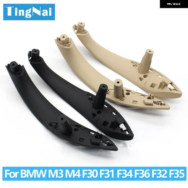 BMW 3/4 シリーズ M3/M4 F30/F31/F32/F33/F34/F35/F36/F80/F82/F83 2012-2018 年モデル用 左/右ドア内側プルハンドル パネル トリム カスタム パーツ アクセサリーSpecial ...