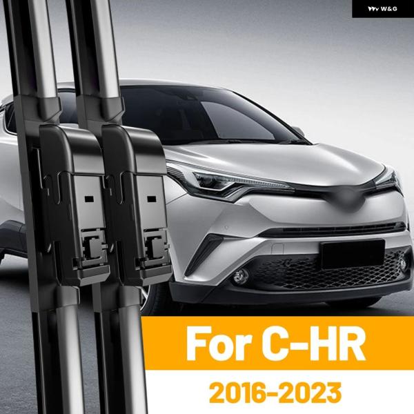 トヨタ CHR フロント ワイパー ブレード 2016-2023 2017 - 22 フロントガラス ウィンドウ 26インチ + 16インチ カスタム パーツ アクセサリーHigh-concerned chemical:NonePlacem...