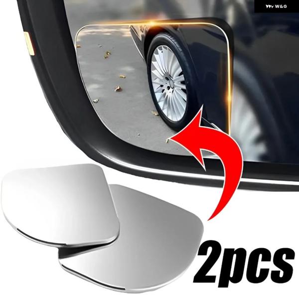 2個 HD 広角 ブラインド スポットカーミラー 360 ° フレーム レス丸型補助ミラー 安全な運転 カスタム パーツ アクセサリーHigh-concerned chemical:NoneOrigin:Mainland ChinaMate...