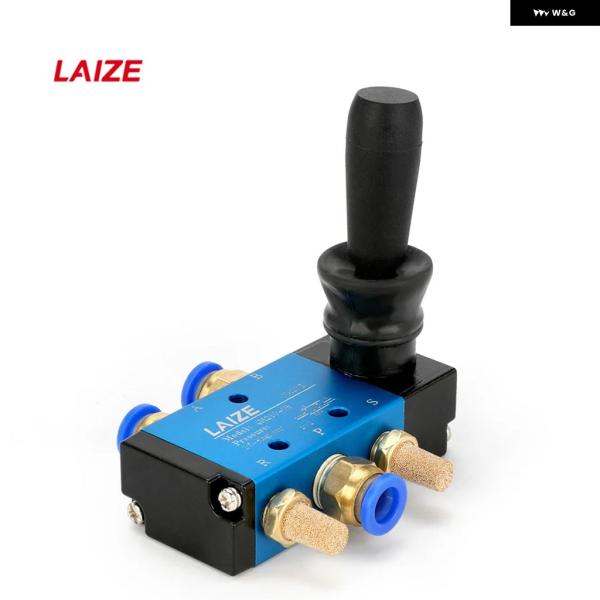 LAIZE 3/2 5/2 方向 エア圧 手動 レバー 式 バルブ 手動 制御 2 ポジション 3 ポート プッシュ プル 3H210-08 4H210-08 カスタム パーツ アクセサリーHigh-concerned chemical:N...