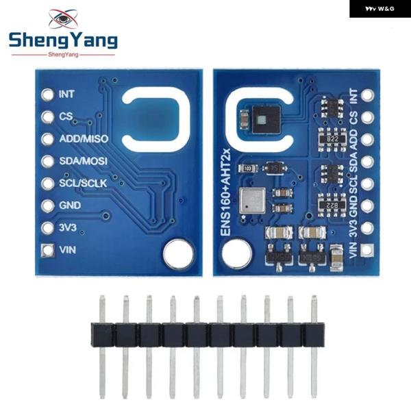 TZT ENS160+AHT21 二酸化炭素 CO2ECO2TVOC エア質温度湿度センサー CCS811ARDUINO カスタム パーツ アクセサリーHigh-concerned chemical:Noneis_customized:Ye...