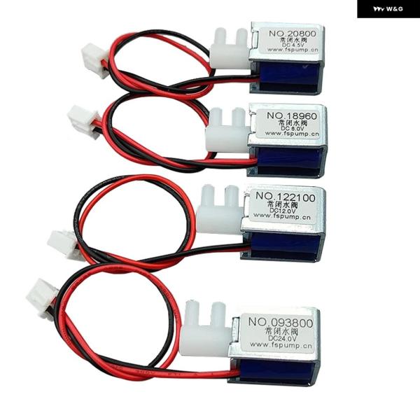 DC 4.5V 6V 12V 24V 小型ミニウォーター バルブ 電磁 ソレノイド バルブ 常時閉 N/C 水フロー 制御 バルブ カスタム パーツ アクセサリーHigh-concerned chemical:NoneNC or NO:No...
