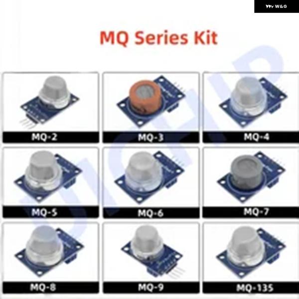 MQ-2 MQ-3 MQ-4 MQ-5 MQ-6 MQ-7 MQ-8 MQ-9 MQ-135 DTION スモークメタン液化ガスセンサー モジュール スターター カスタム パーツ アクセサリーHigh-concerned chemical:...