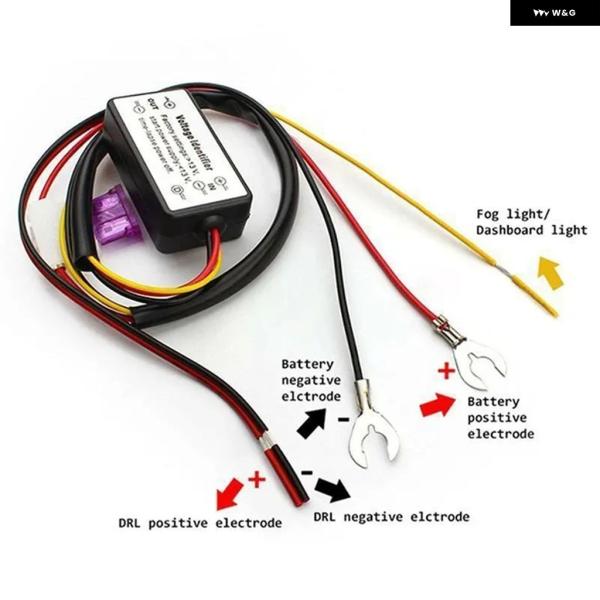 デイタイム ランニングライト コントローラ ー LED ディレイ コントローラ ーオン/オフ ハーネス コントローラ ー モジュール DRL リレー カスタム パーツ アクセサリーHigh-concerned chemical:NoneBr...