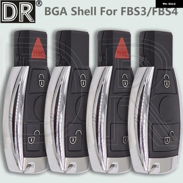 DR BGA スタイル FBS3/FBS4 システム カーリモートキーシェルケース フォブ ハウジング メルセデス ベンツ A B C E S クラス 未カスタム カスタム パーツ アクセサリーHigh-concerned chemical...