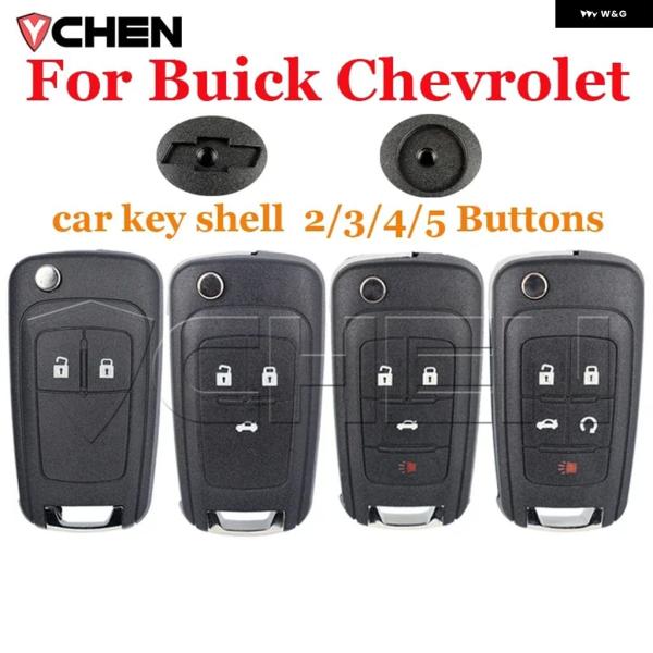 リモートキーシェル BUICK CHEVROLET CRUZE EPICA LOVA CAMARO IMPALA AVEO MALIBU SAIL ORLANDO TRAX SPARK 2/3/4/5 ボタン キーケース カスタム パーツ ...