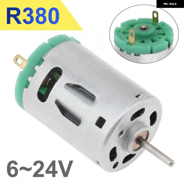 380 DC モーター DC 6-24V 6000-24000RPM 高速ホビー玩具 R380 マイクロモーター ヘアドライヤー DIY 玩具ファン エンジン 小型家電 カスタム パーツ アクセサリーDoes it include wire...