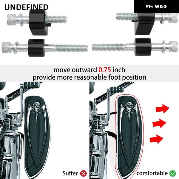 運転席側 フロアボードエクステンダー 再配置 ブラケット ハーレー ツーリング FL ロードキング エレクトラ ロード トライグライド フロアボード スプレッダーキット カスタムパーツ アクセサリーHign-concerned Chemic...