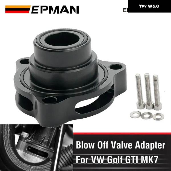 ターボブローオフ バルブ アダプター BOV アダプター VW GTI ゴルフ MK7 MK7.5 / ジェッタ A3 1.8T バイパス バルブ / ソレノイド EPBOV1099-BK カスタムパーツ アクセサリーSpecial Fea...
