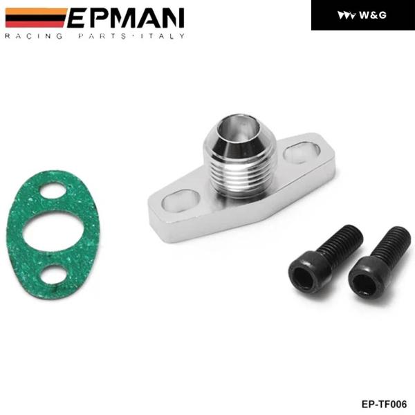 ターボオイルリターン/ドレンフランジ アダプター AN10 GT28 GT30 GT35 T25 EP-TF006 カスタムパーツ アクセサリーSpecial Features:UniversalItem Diameter:0Item We...