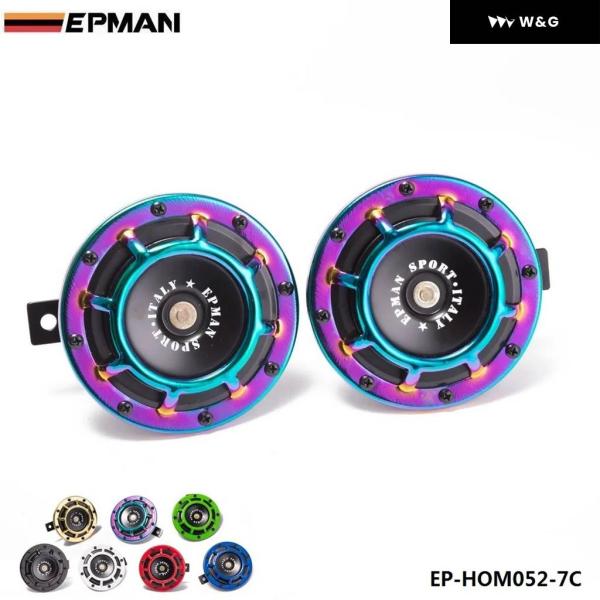 1ペア 12V 110DB 汎用 グリル マウント ツインスーパートーン電動カーホーン BMW アウディ VW ホンダ 車 EP-HOM052 カスタムパーツ アクセサリーHign-concerned Chemical:NoneSpecia...