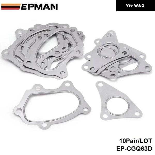 TD04 TD05 TF035 ターボタービンインレット アウトレット ガスケット スバル インプレッサ WRX EJ20/EJ25 排気ヘッダー EP-CGQ63D カスタムパーツ アクセサリーHign-concerned Chemica...