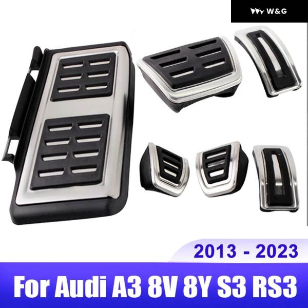 アウディ A3 8V 8Y S3 RS3 SPORTBACK CABRIO 2012 - 2020-23 車用アクセル ブレーキ フットレスト ペダルカバー パッド アクセサリー カスタムパーツ アクセサリーSpecial Features...