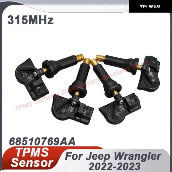 1/4PCS 68510769AA TPMSセンサー タイヤ エア圧 センサー ジープ ラングラー 2022-2023 315MHZ カスタム パーツ アクセサリーHign-concerned Chemical:NoneMaterial:P...