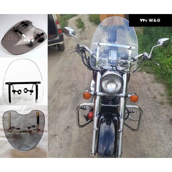 ヤマハ ビラーゴ 125 250 535 700 750 920 1000 1100 XV250 XV535 1981-2007 オートバイ バイク フロントガラス ウィンドスクリーン カスタム パーツ アクセサリーMotobike Mak...