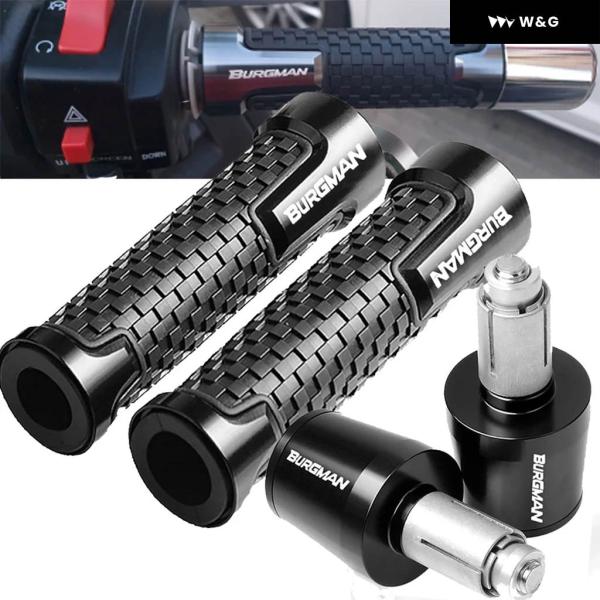 スズキ AN200 AN250 AN400 AN650 バーグマン AN 125 250 400 650 オートバイ バイク アクセサリー ハンドルバー ハンド グリップ ハンドルバー エンドキャップ カスタム パーツ アクセサリーProt...