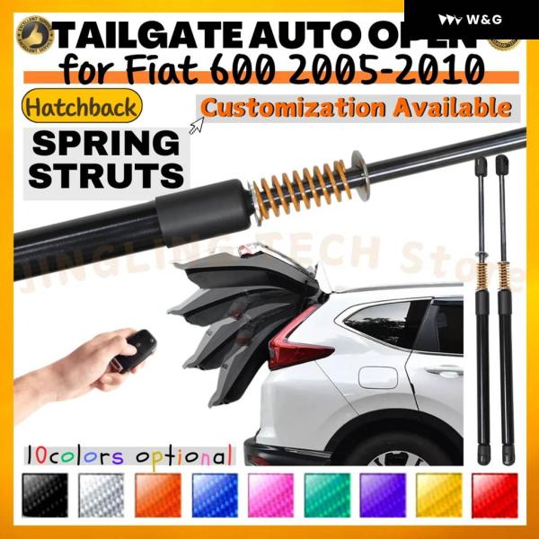 トランク ストラット スプリング フィアット 600 ハッチバック 2005-2010 リアテールゲート トランク リフト サポート ショック アブソーバー ダンパー カスタム パーツ アクセサリーHign-concerned Chemic...