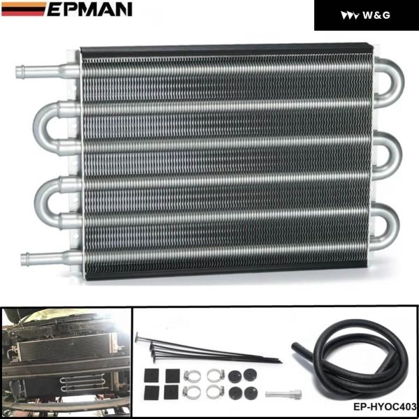 403トランス ミッション クーラー 汎用 6列 アルミ トランス ミッション オイルクーラー オート マニュアル ラジエーター コンバーター EP-HYOC403 カスタム パーツ アクセサリーSpecial Features:Unive...