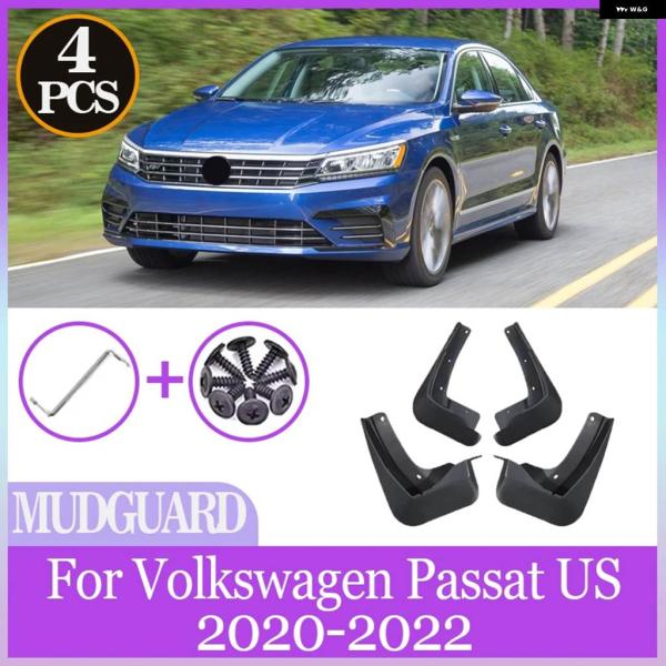 VOLKSWAGEN VW PASSAT US USA VERSION MK2 2020-2022 4PCS マッド フラップ フロント リアフェンダー ホイールカバー ガード マッドガード アンチスプラッシュ カスタム パーツ アクセサリ...