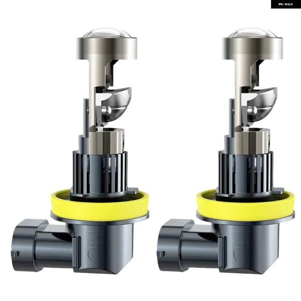 レンズ ミニカー ヘッドライト H7 H4 H11 9005 9006 HB3 HB4 ランプ プロジェクター LED 電球 130W 12V ハイ/ロービーム 自動車 バイク ヘッドランプ カスタム パーツ アクセサリーHigh-conc...