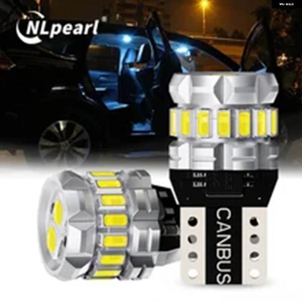 2個 T10 W5W LED CANBUS 194 168 ウェッジ 6500K ホワイト 車内灯 T10 18 SMD 4014 チップ 12V クリアランスライト カスタム パーツ アクセサリーHigh-concerned chemic...