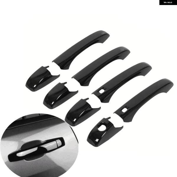 クライスラー 300 300C 2005/10/01 光沢ブラッククロームカー ドアハンドル カバー トリム ステッカー スタイリング アクセサリー カスタム パーツ アクセサリーHigh-concerned chemical:NoneIt...