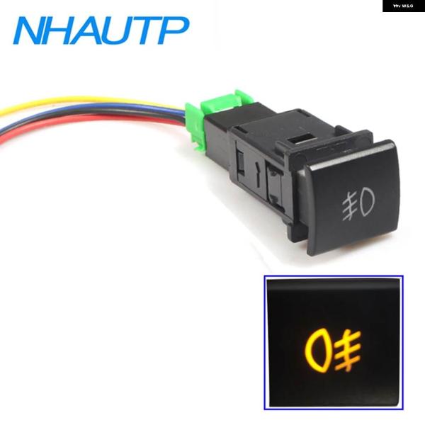 サイズ フォグランプ スイッチ トヨタ カローラ カムリ オーリス 2018 2019 4線式 オンオフ ボタン オレンジ 12V カスタム パーツ アクセサリーHigh-concerned chemical:NoneSwitch Pin:...