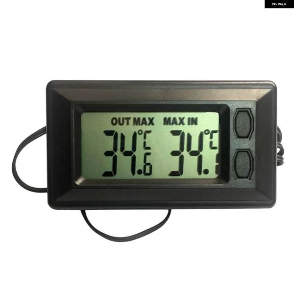 車用 LCD デジタル ディスプレイ 屋内 屋外用 温度計 メーター 1.5M ケーブル 付き 車内外用温度計 ツール インストルメント カスタム パーツ アクセサリーHigh-concerned chemical:NoneOrigin:M...