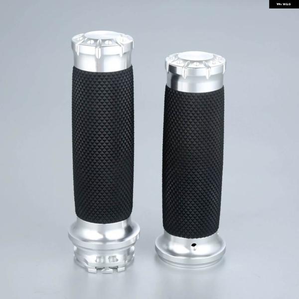 2ピース 1インチインチ 25MM オートバイ ハンドルバー ハンド グリップ ホンダ ヤマハ 汎用 マローダー イントルーダー800 カスタム パーツ アクセサリーHigh-concerned chemical:NoneItem Diam...