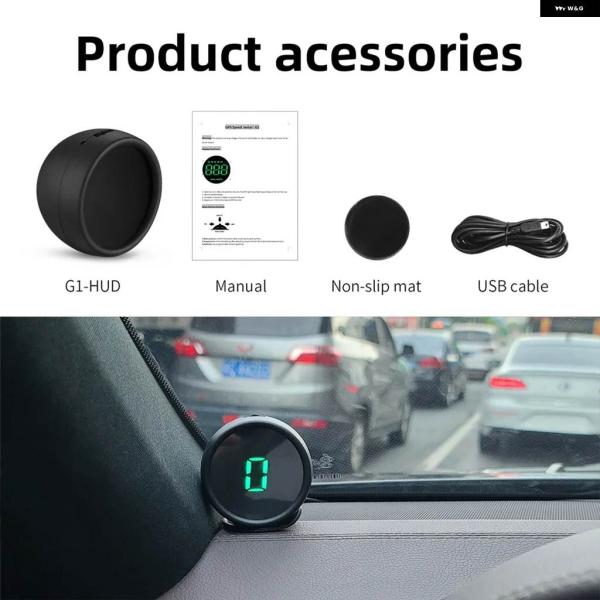 車用電子アクセサリー HUD ヘッドアップ ディスプレイ GPS 自動スピード メーター デジタルオーバースピードアラーム フロントガラス PROJETOR 2022 カスタム パーツ アクセサリーHigh-concerned chemic...